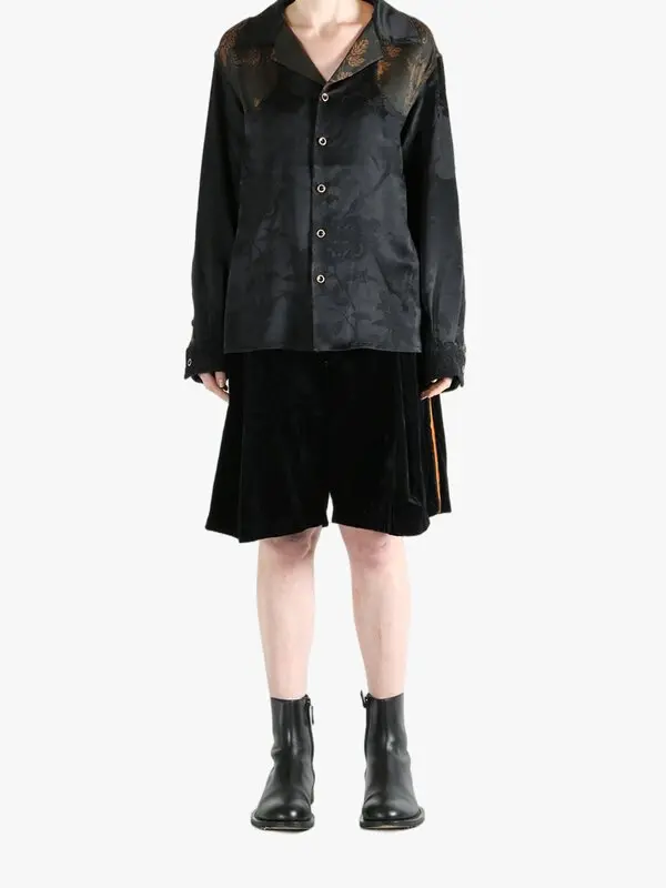 COMMUNS Floral-jacquard Shirt