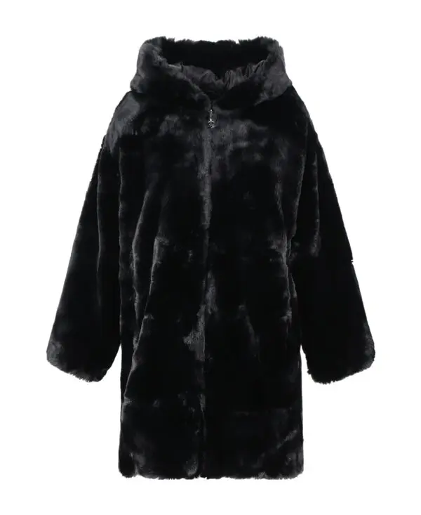 Moose Knuckles Zipped Hooded Coat - Black