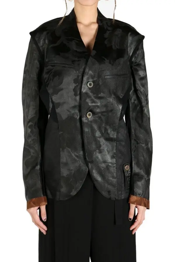 COMMUNS Classic Button Jacket With Long Sleeves