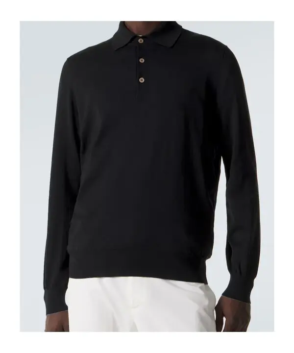 Brunello Cucinelli Cotton Polo Sweater