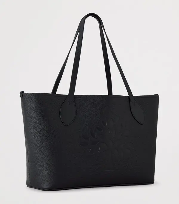 Mulberry Leather Tree Tote Bag