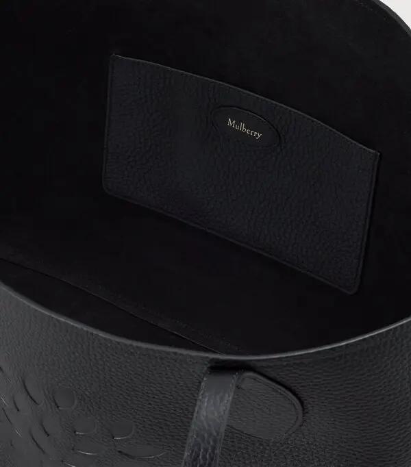 Mulberry Leather Tree Tote Bag
