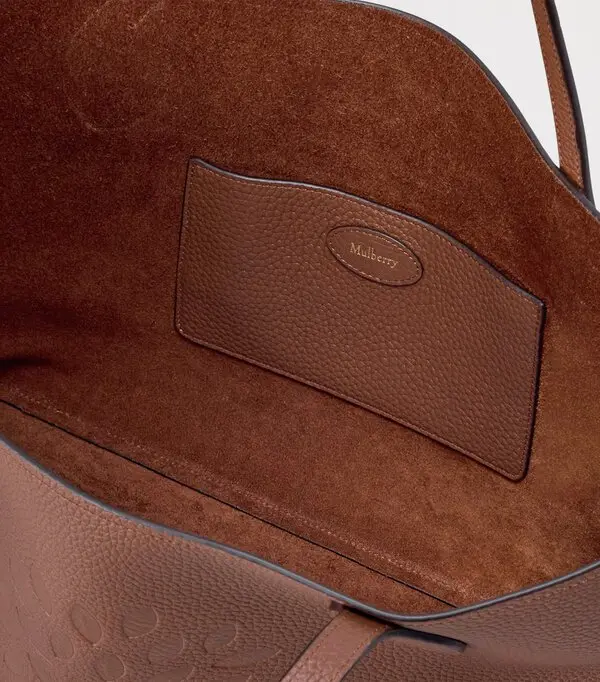 Mulberry Leather Tree Tote Bag