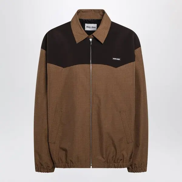 Miu Miu Oversized Blouson - Brown