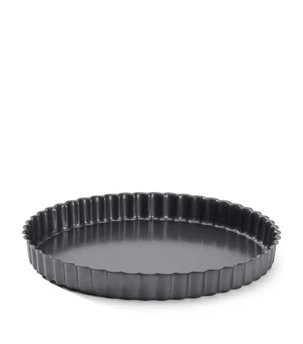 DE BUYER Non-stick Fluted Tart Mould - Metallic