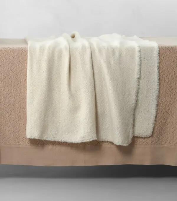SOCIETY LIMONTA Alpaca Paka Throw - Ivory