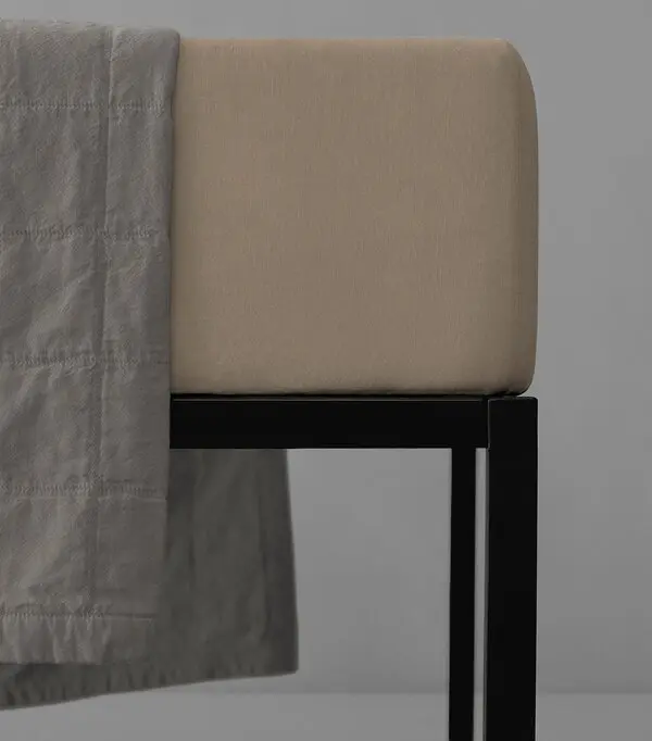 SOCIETY LIMONTA Linen Rem King Fitted Sheet - Brown