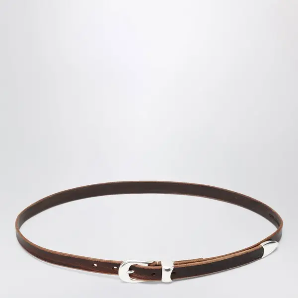 Our Legacy Olega Belt In Calfskin Leather - Brown