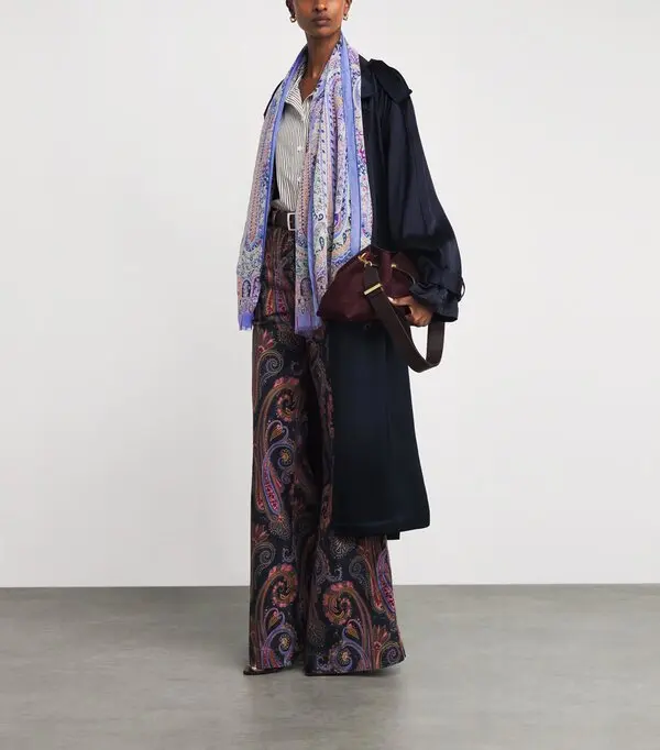 Etro Silk Paisley Scarf