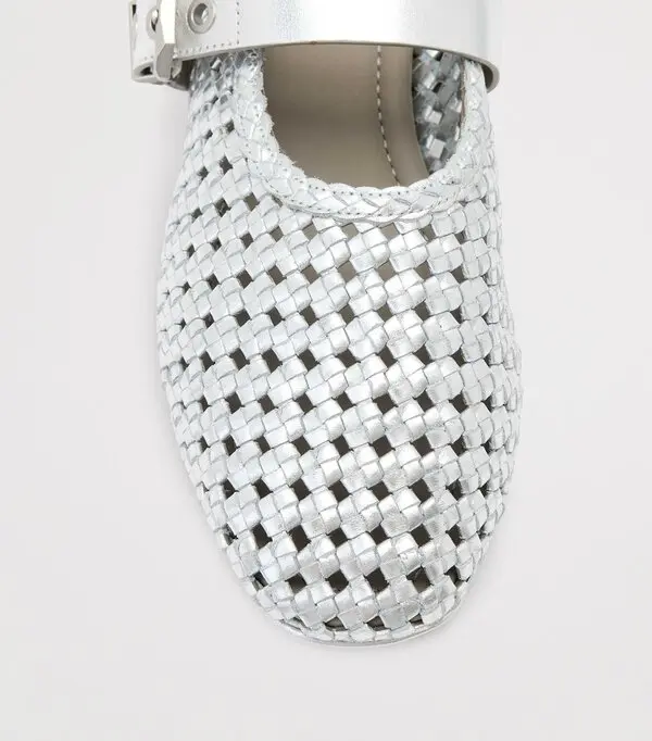 ALLSAINTS Woven Leather Sabine Ballet Flats