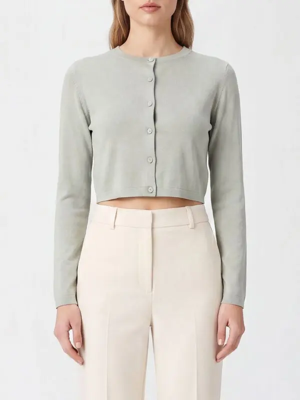 Max Mara Cropped Cardigan - Green