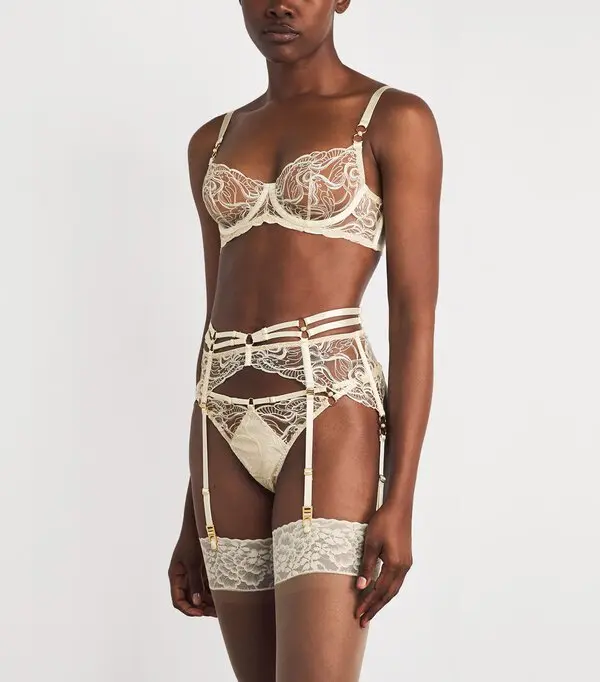 BORDELLE Pearl Suspender - Ivory