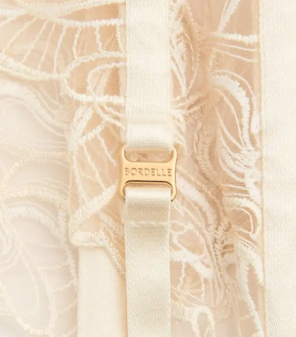BORDELLE Pearl Suspender - Ivory