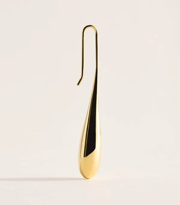 Lié Studio 18k Plated Evelyn Sculptural Drop Earrings