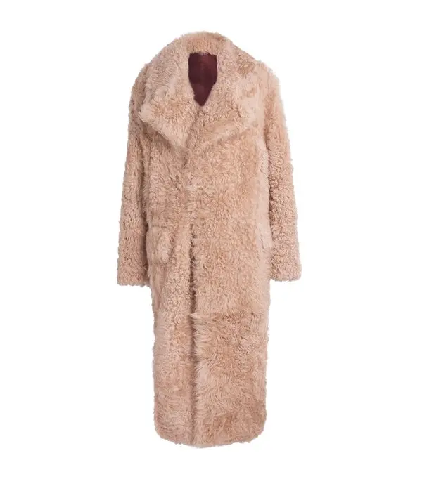 Victoria Beckham Shearling Overcoat