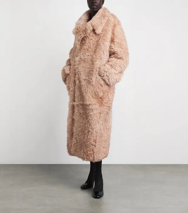 Victoria Beckham Shearling Overcoat
