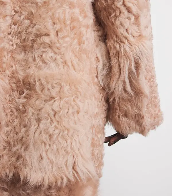 Victoria Beckham Shearling Overcoat