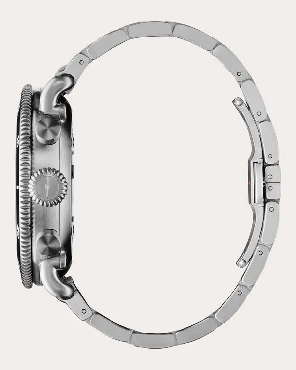 Shinola Blizzard Runwell 48mm Chronograph Watch Rubber