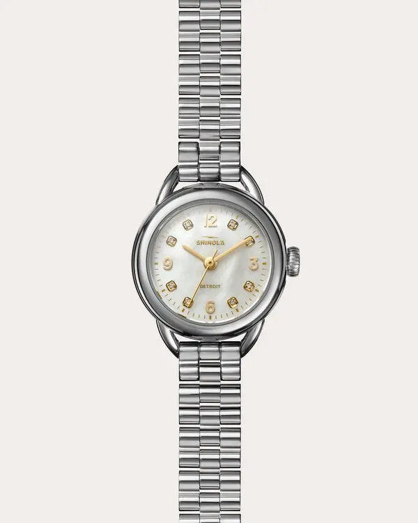 Shinola Diamond Runabout 25mm Bracelet Watch