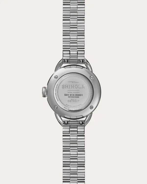 Shinola Diamond Runabout 25mm Bracelet Watch