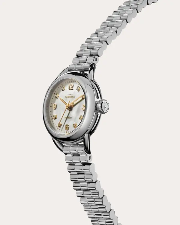 Shinola Diamond Runabout 25mm Bracelet Watch