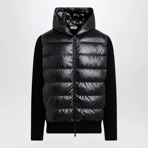 Moncler Padded Wool Zip-up Hoodie