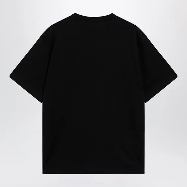 Prada Boxy Cotton Crew-neck T-shirt - Black