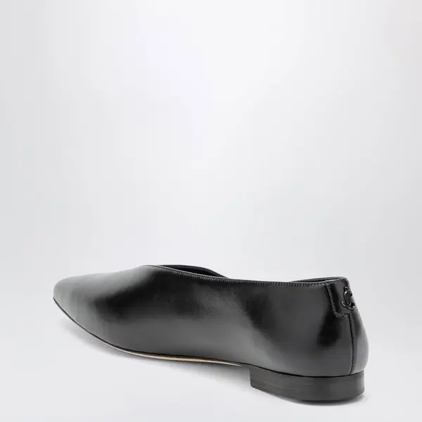 JIMMY CHOO Margot Ballet Flats In Leather - Black