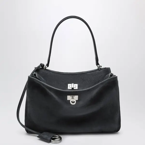 Balenciaga Rodeo Small Bag In Calf Leather - Gray