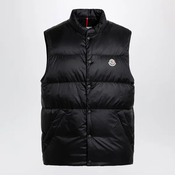 Moncler Short Down Vest - Blue