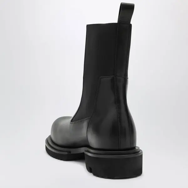 Rick Owens Leather Tower Beatle Gabe Boots