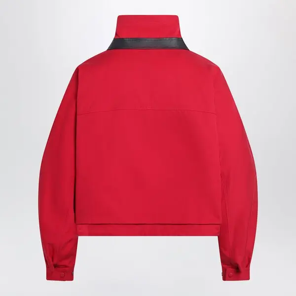 Loewe Cropped Cotton And Silk Gabardine Jacket