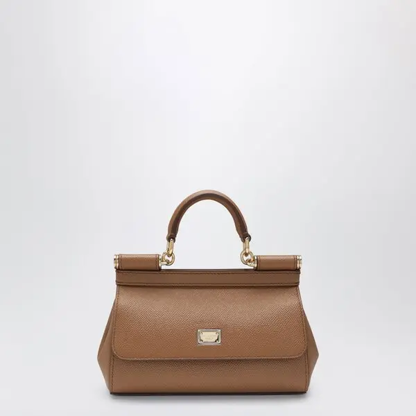 Dolce & Gabbana Small Sicily Handbag - Brown