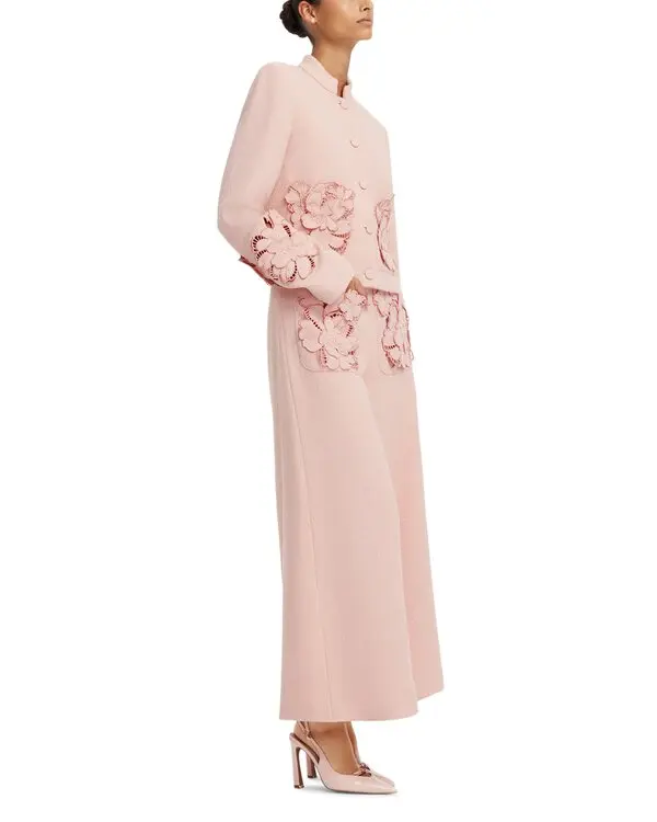 LEO LIN Blythe Applique Tweed Jacket