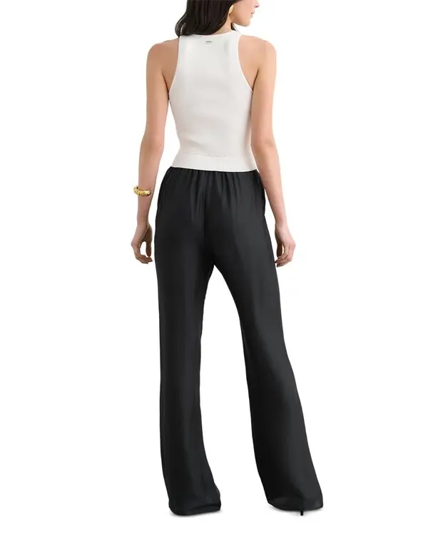 TOCCIN Nela Flared Pull On Pants - Jet