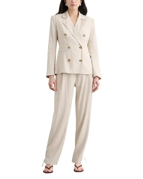 TOCCIN Elowen Ankle Tie Pants - Desert