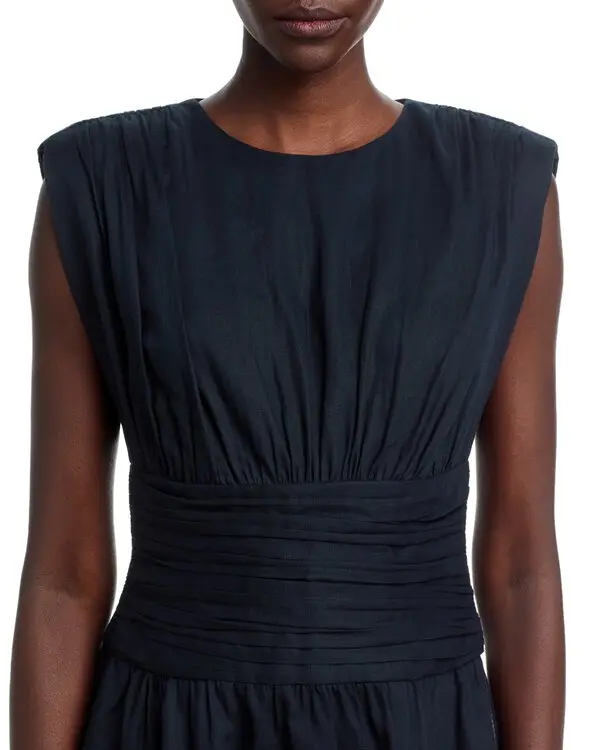 TOCCIN Eloise Ruched Mini Dress