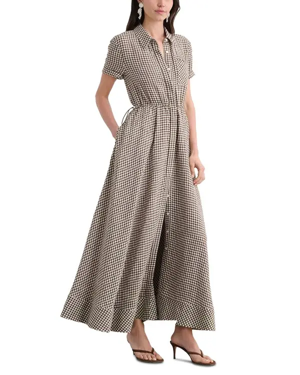 TOCCIN Maggie Linen Shirt Dress
