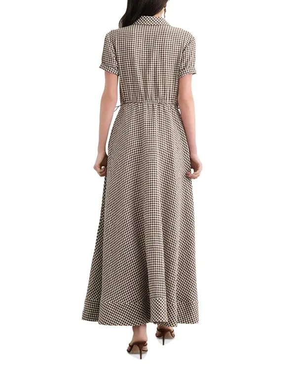 TOCCIN Maggie Linen Shirt Dress