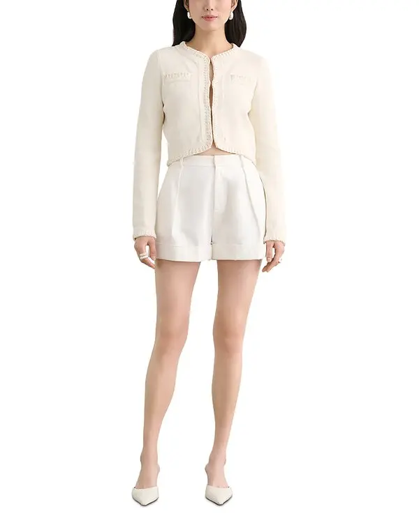 TOCCIN Nettie Flared Cardigan - Sandstone