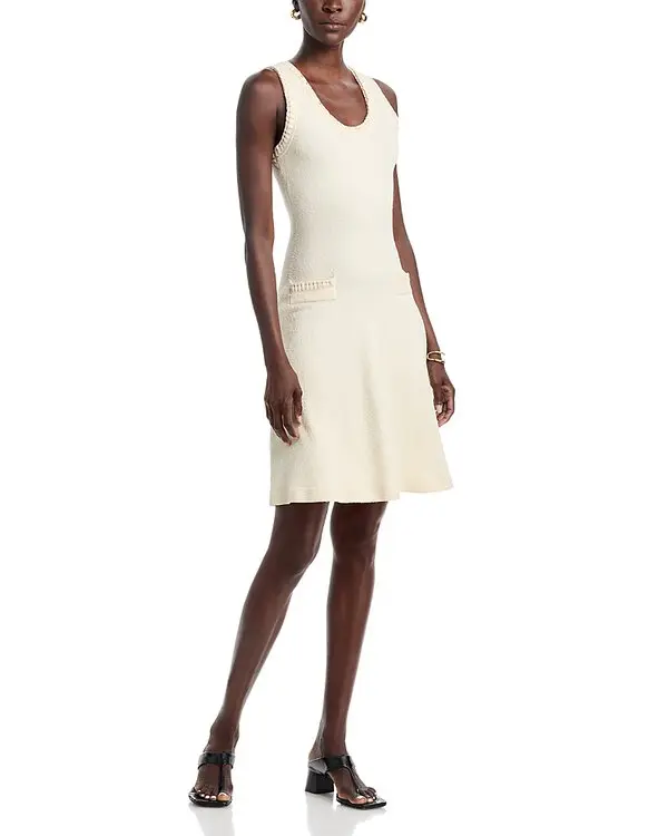 TOCCIN Luella Fit & Flare Dress - Sandstone