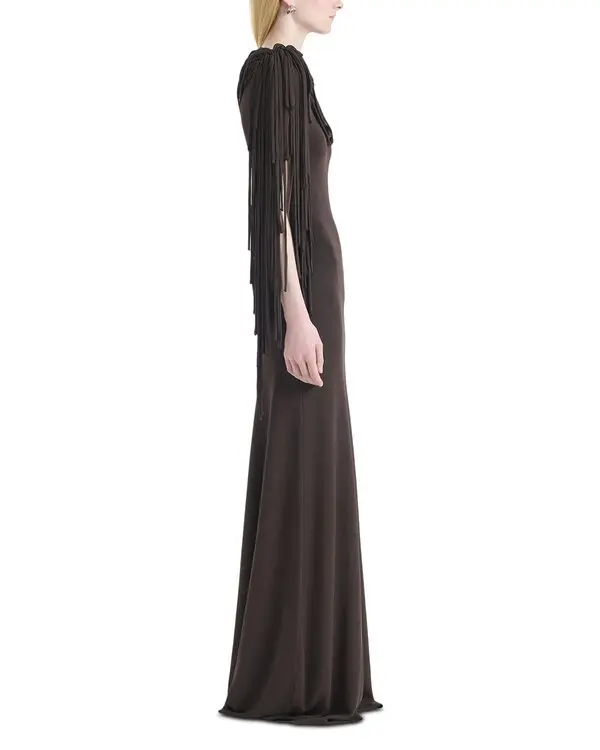 Altuzarra Chaney Fringe Embellished Maxi Dress