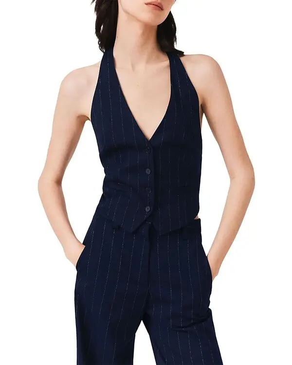 Maje Panello Tailored Backless Top