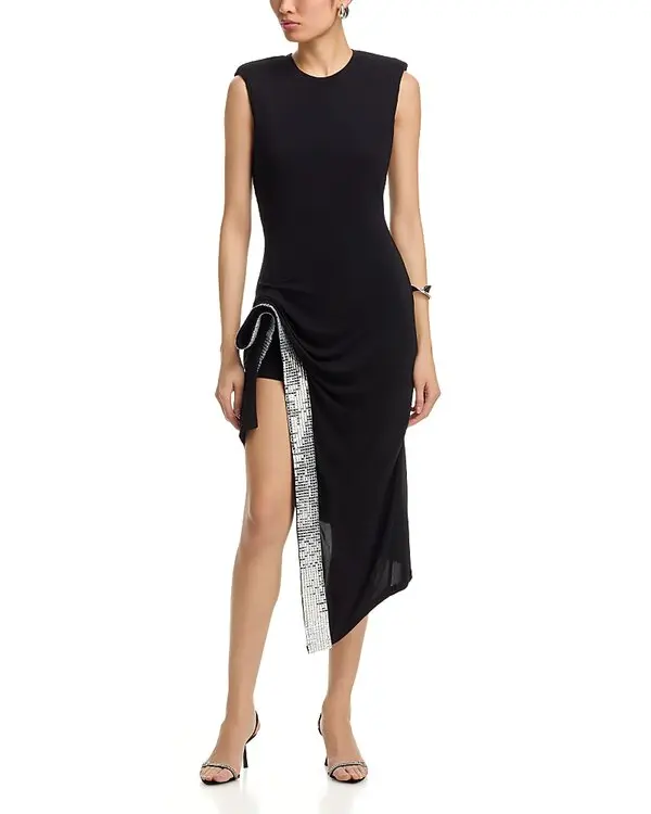 AREA Disco Embellished Dress