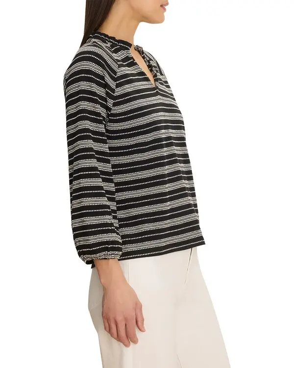 NIC+ZOE Dashing Split Neck Top
