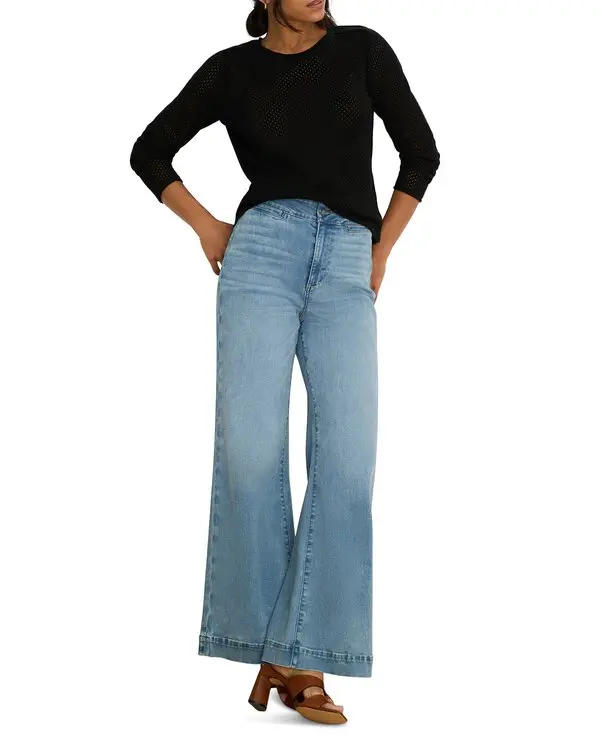NIC+ZOE Breezeway Mesh Sweater