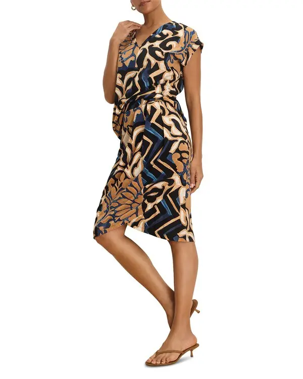 NIC+ZOE Deco Blooms Cap Sleeve Top