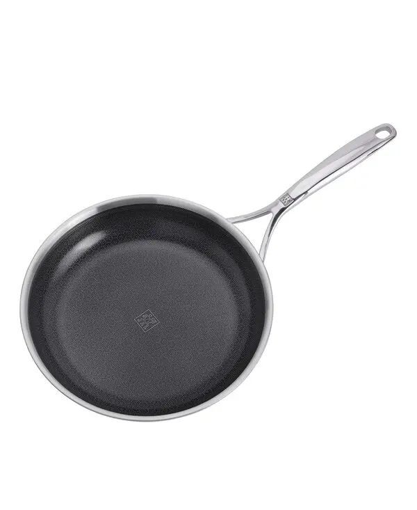 ZWILLING Peak Stainless Steel Dual Performance Ceramic Fry Pan With Lid, 10