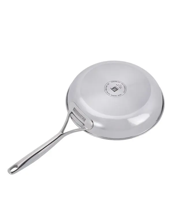 ZWILLING Peak Stainless Steel Dual Performance Ceramic Fry Pan With Lid, 10