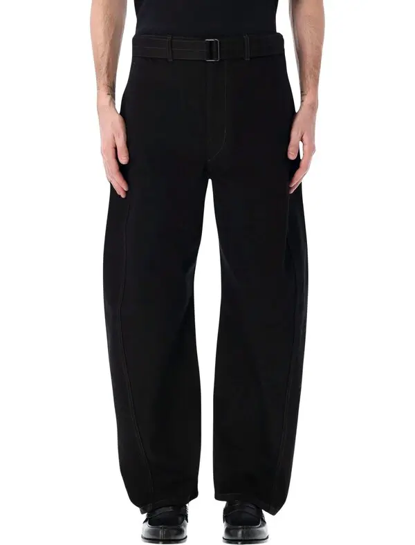 LEMAIRE Twisted Belted Denim Pants